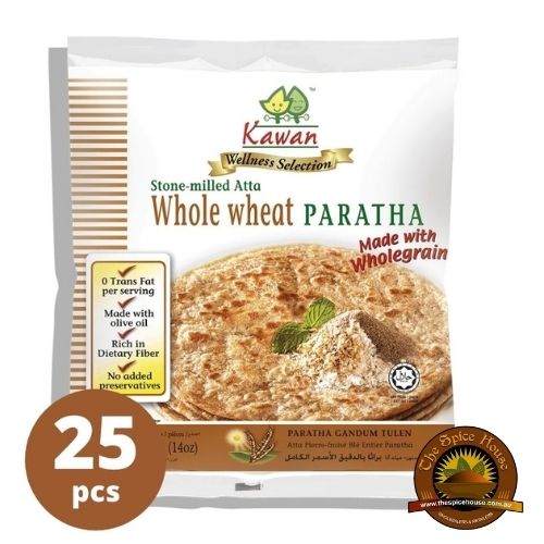 Kawan Whole Wheat Paratha 25pcs - The Spice House